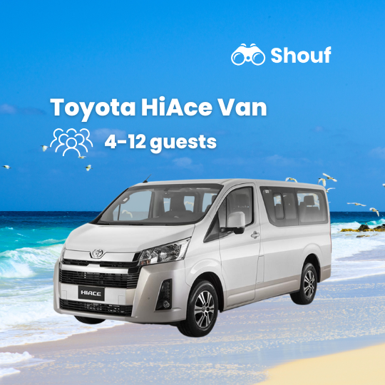 Ab Kairo: Privatwagen- oder Van-Miete mit Fahrer an die Nordküste – Shouf