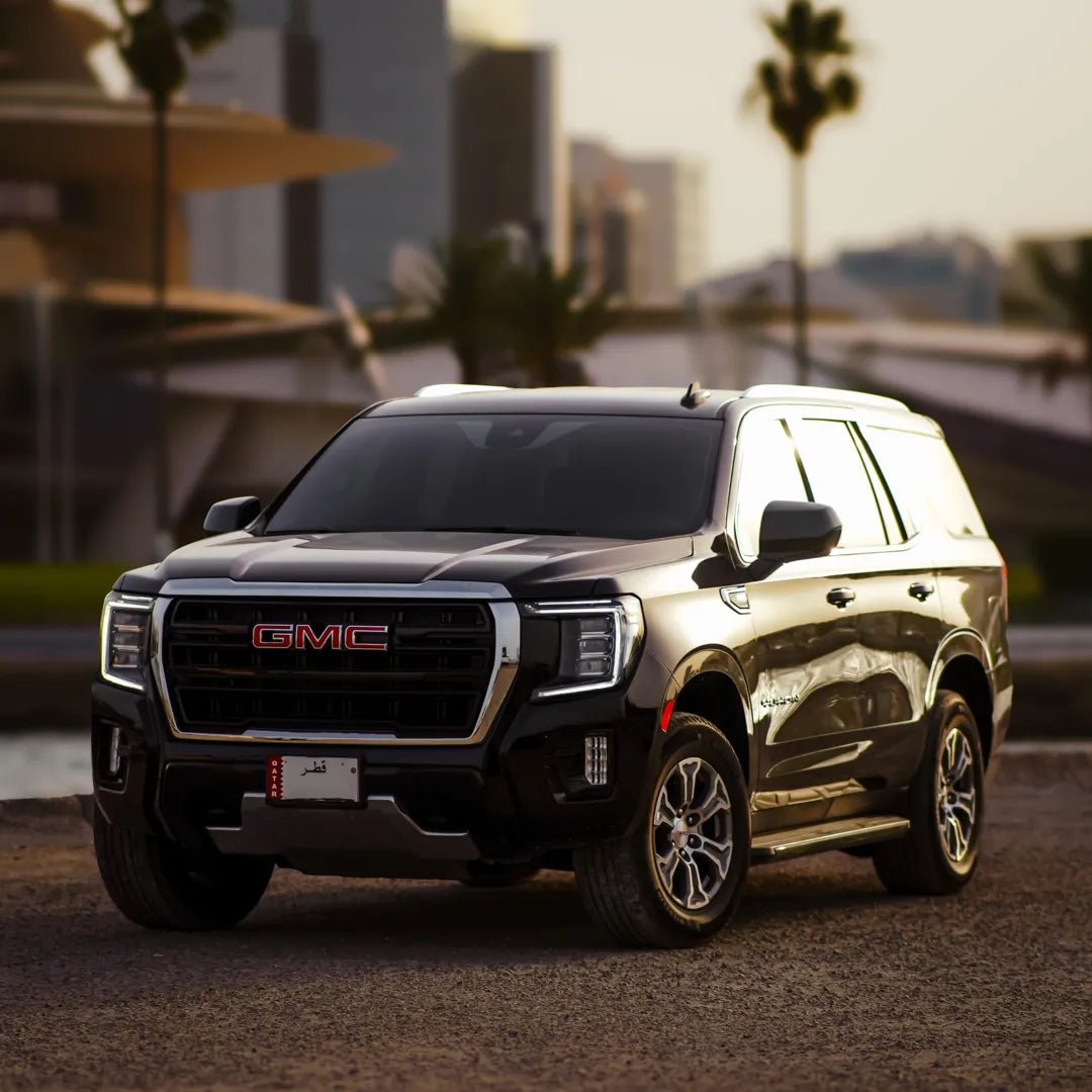 Doha: GMC Yukon Private Car Rental with Driver – Shouf